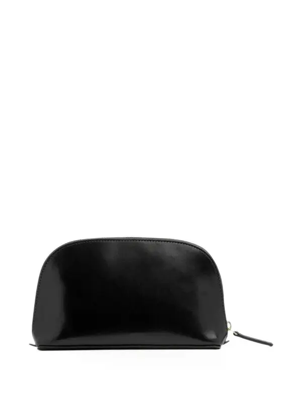 THE BRIDGE Leather Make-up Bag - Black