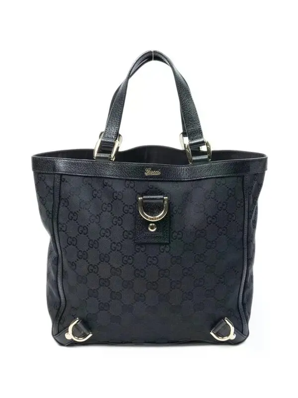 Gucci Small Abbey D-ring Open-top Tote Bag - Black