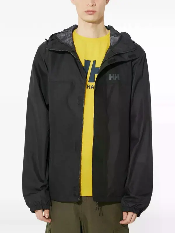 Helly Hansen Vancouver Hooded Logo-print Jacket - Black