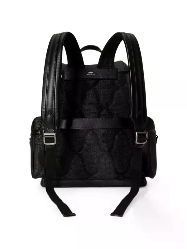 Polo Ralph Lauren Id Pebbled-leather Backpack