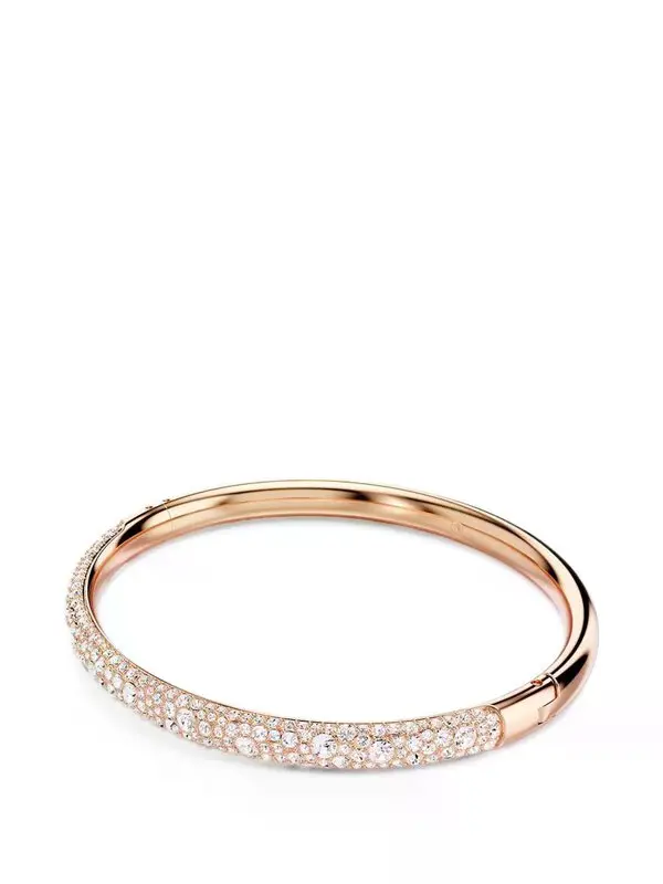 SWAROVSKI Sublima Crystal-embellished Pavé Bangle - Pink