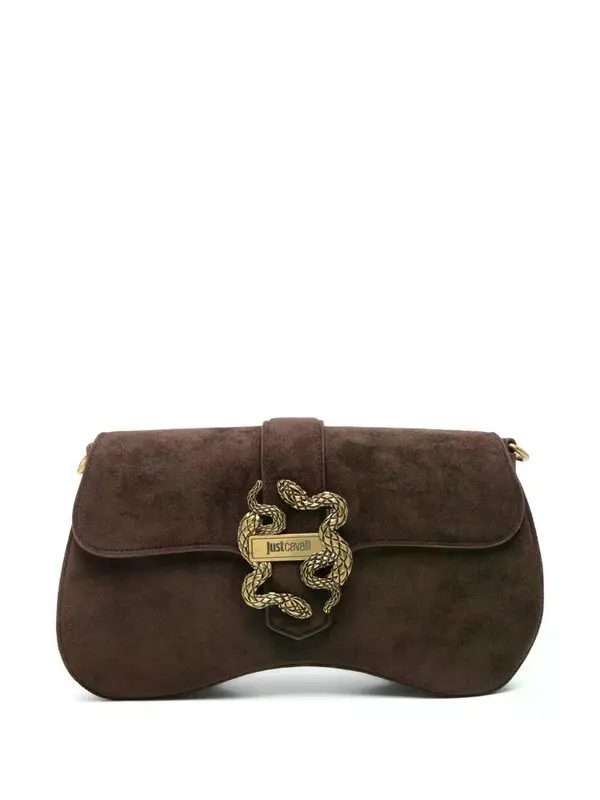 Just Cavalli Snake-plaque Shoulder Bag