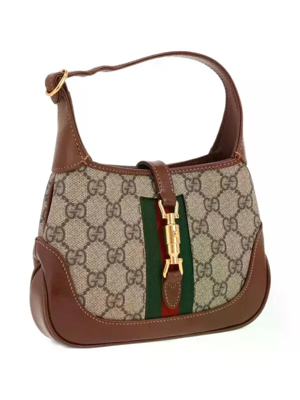 Gucci 2020s Mini Jackie Monogram Shoulder Bag