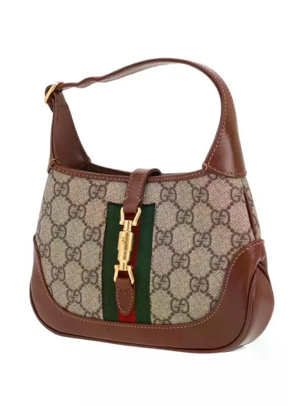 Gucci 2020s Mini Jackie Monogram Shoulder Bag