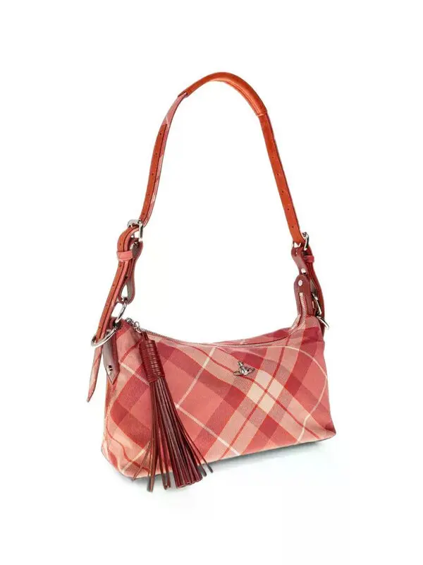 VIVIENNE WESTWOOD Emma Tartan Shoulder Bag