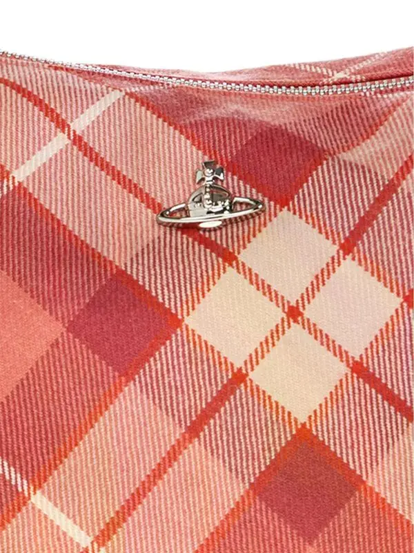 VIVIENNE WESTWOOD Emma Tartan Shoulder Bag