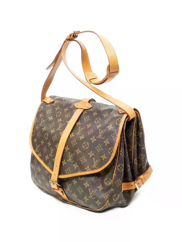 LOUIS VUITTON Saumur Gm Monogram Buckle-fastening Shoulder Bag