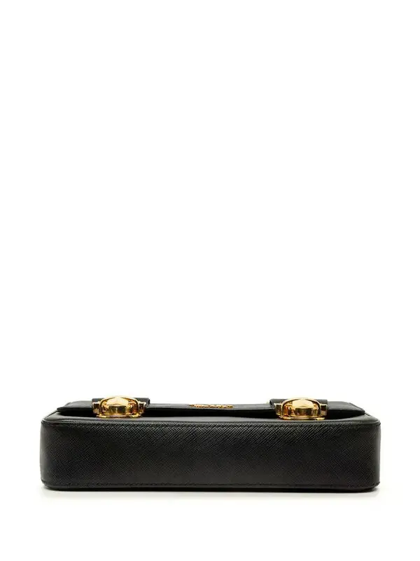 Prada 2013-2026 Saffiano Push Lock Crossbody Bag