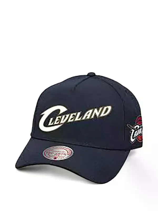 Mitchell & Ness Cleveland Logo-embroidered Baseball Cap - Blue