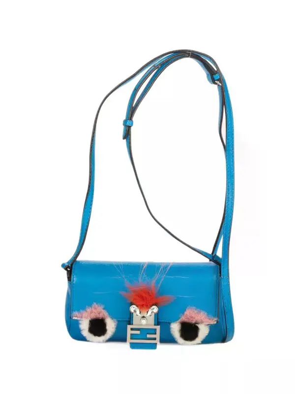 Fendi Nano Baguette Monster Mini Bag - Blue