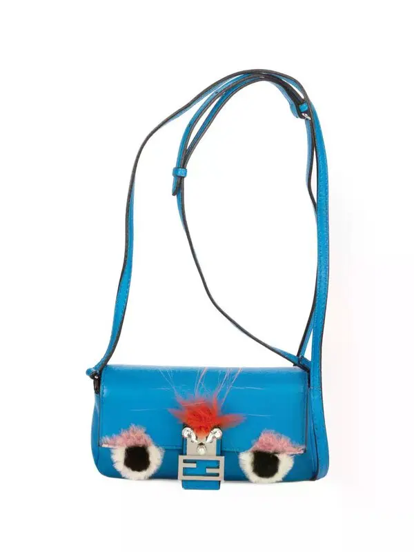Fendi Nano Baguette Monster Mini Bag - Blue