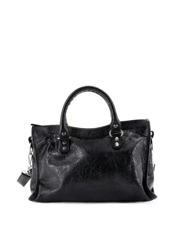Balenciaga City Classic Studs Bag Leather Small Satchel