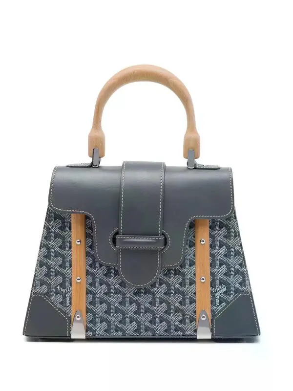 Goyard 2016 Goyardine Saigon Structured Pm Satchel