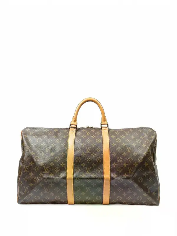 LOUIS VUITTON 55 Keepall Monogram Travel Bag