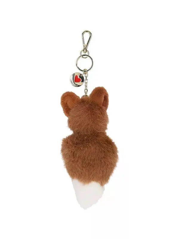 Moschino Fox Keyring - Brown