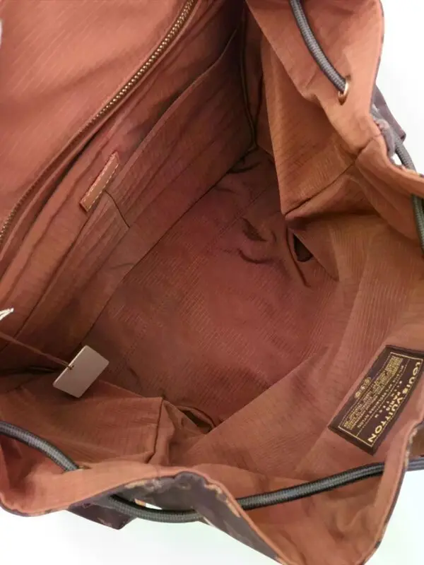 LOUIS VUITTON 2021-2026 Monogram Silk Tech Christopher East West Mm Backpack