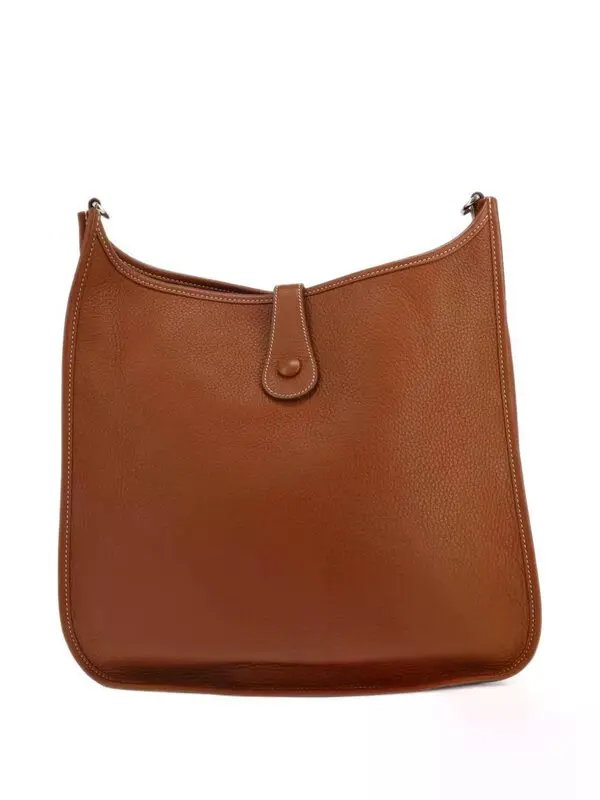 Hermès 2008 Evelyne Shoulder Bag - Brown