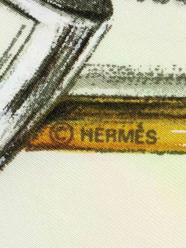 Hermès A Propos De Bottes Silk Scarf