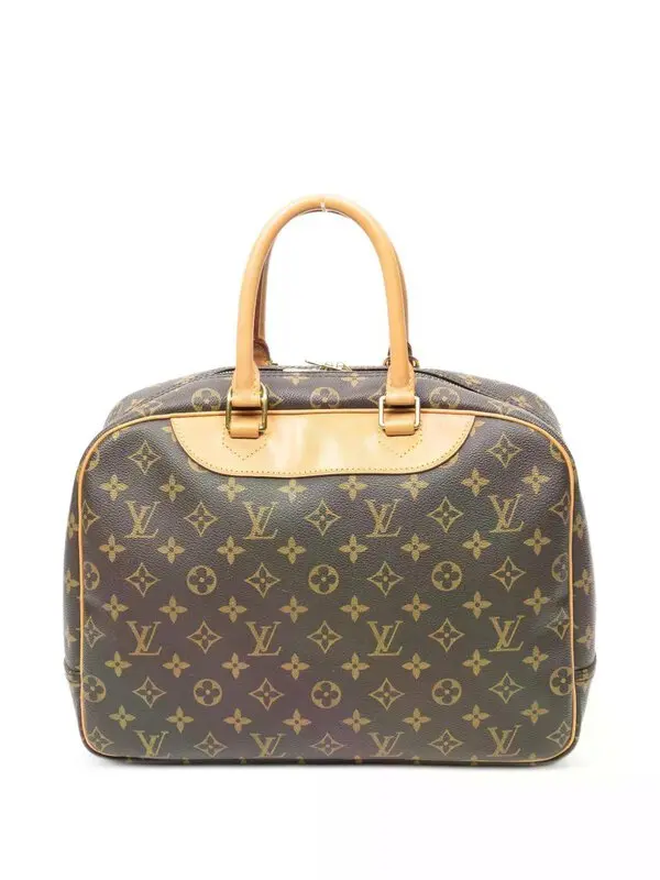 LOUIS VUITTON Deauville Monogram Tote Bag - Chocolate