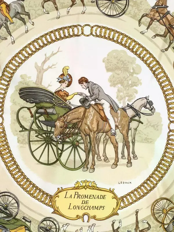 Hermès La Promenade De Longchamps Scarf