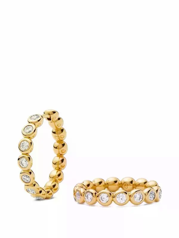MISSOMA Tennis Classic Hoop Earrings - Gold