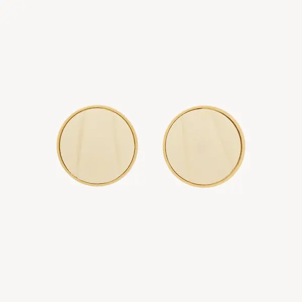 Chloé The Pleats Earrings - Soft Powder