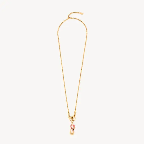 Chloé The Tropicus Pendant Necklace - Berry Pink