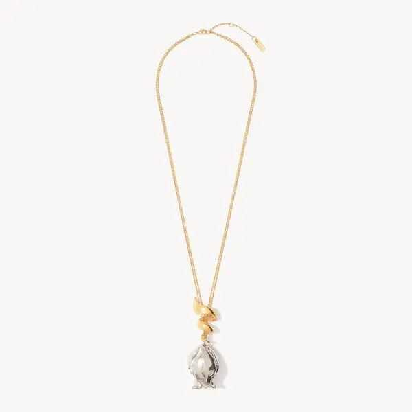 Chloé The Bloomcraft Pendant Necklace - Gold - Silver