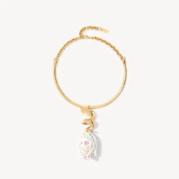 Chloé The Bloomcraft Necklace - White Pink