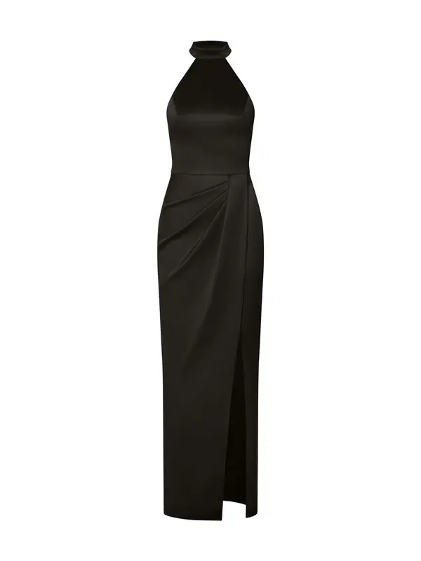 TIA DORRAINE Fall In Love Maxi Dress - Black