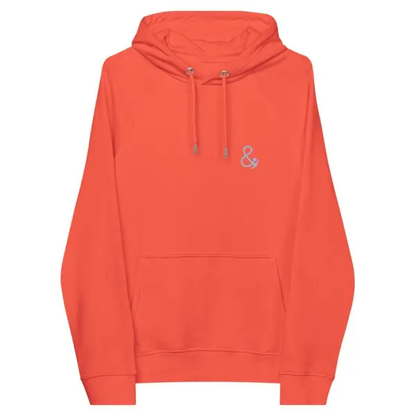 ANCHOR & CREW Burnt Just Explore. Seeker Organic Cotton Hoodie - Orange