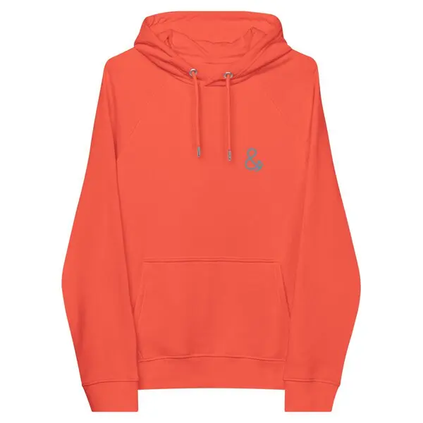 ANCHOR & CREW Burnt Just Roam. Seeker Organic Cotton Hoodie - Orange