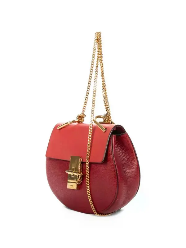 Chloé Mini Drew Shoulder Bag - Red