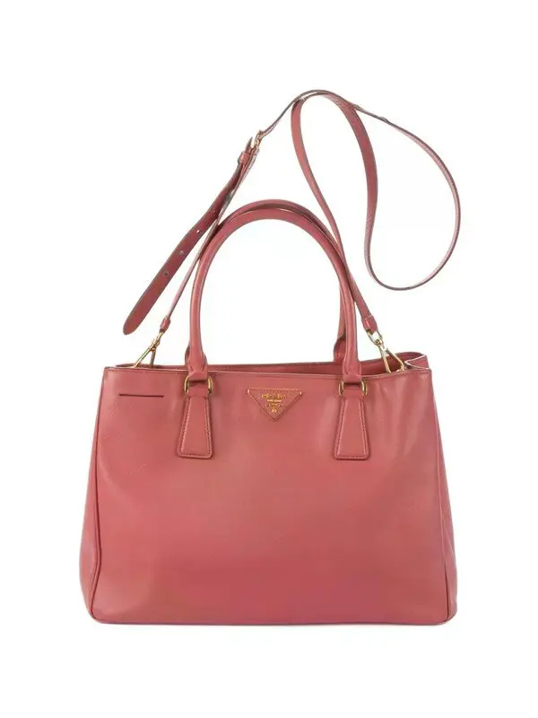 Prada Medium Galleria Two-way Handbag - Pink