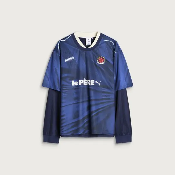PUMA X Le Père Double Layer Jersey Top - Navy