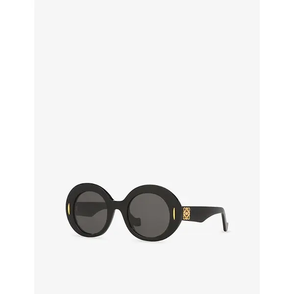 Loewe Lw40146i Round-frame Acetate Sunglasses