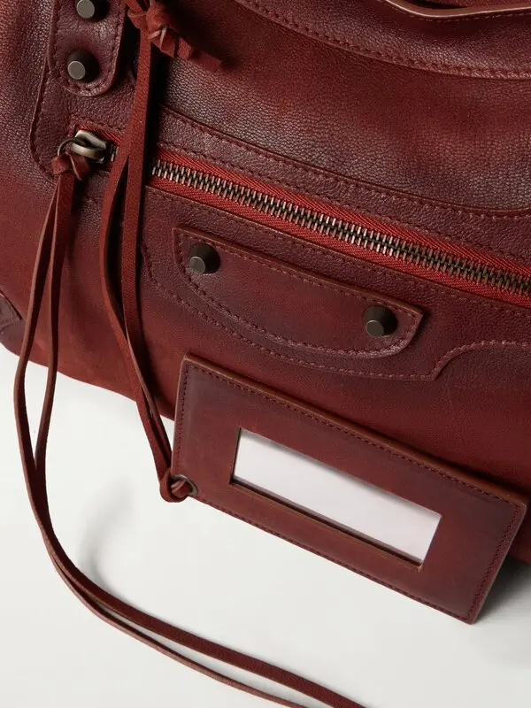 Balenciaga Le City Medium Leather Shoulder Bag