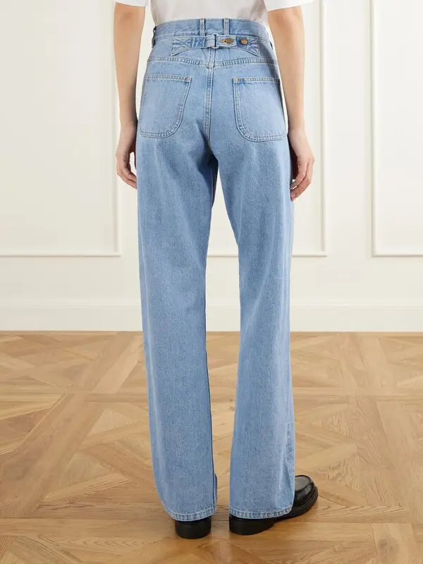 Thom Browne Mid-rise Straight-leg Jeans