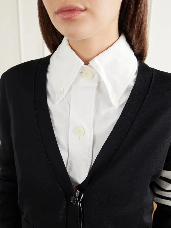 Thom Browne 4-bar Wool Cardigan