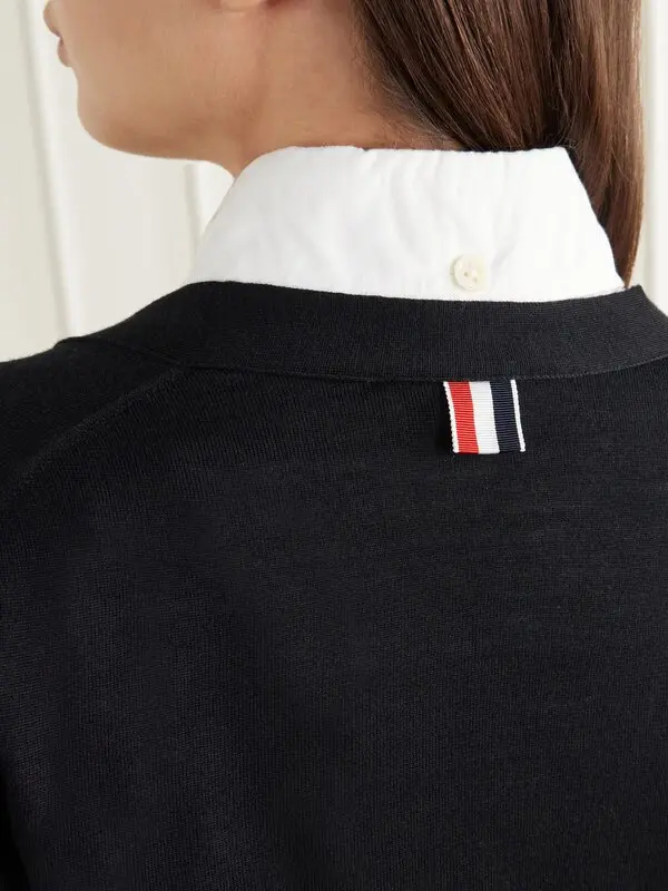 Thom Browne 4-bar Wool Cardigan
