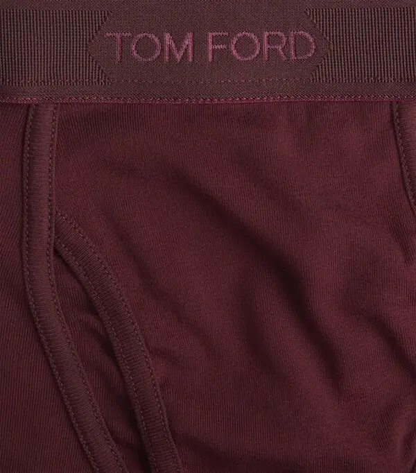TOM FORD Stretch-cotton Logo Boxer Briefs