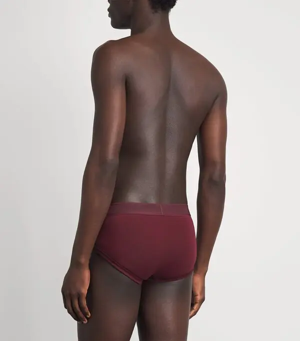 TOM FORD Stretch-cotton Logo Briefs