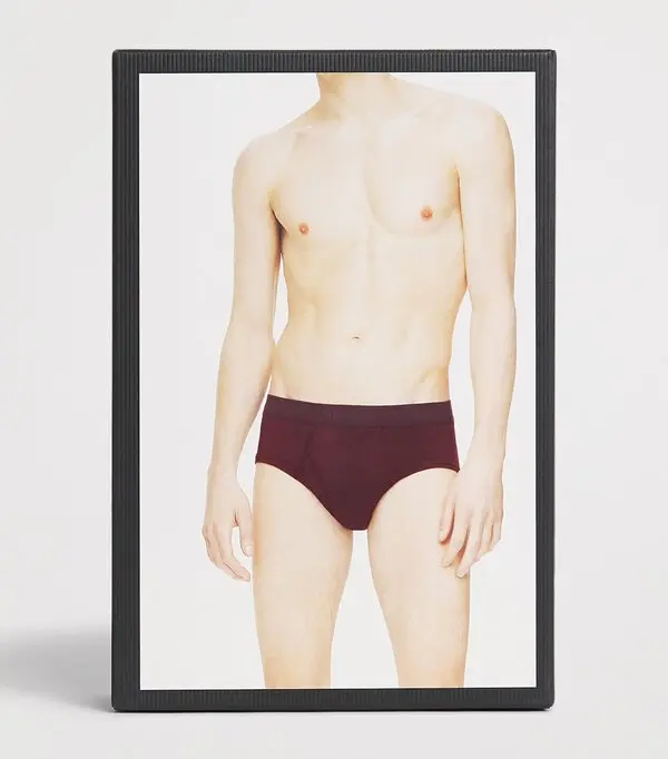 TOM FORD Stretch-cotton Logo Briefs