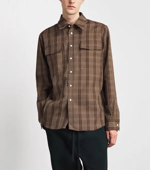 AMI Paris Cotton Check Shirt