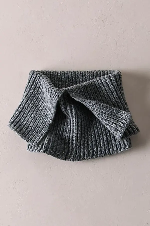 CLOIMH Wool Folded Neck Warmer At