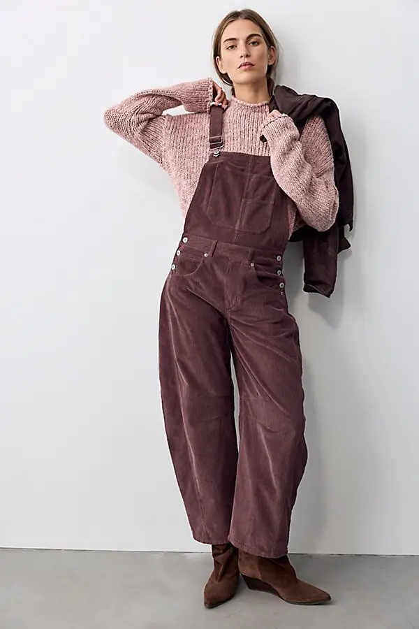 We The Free Good Luck Cord Overalls At - Sparrow
