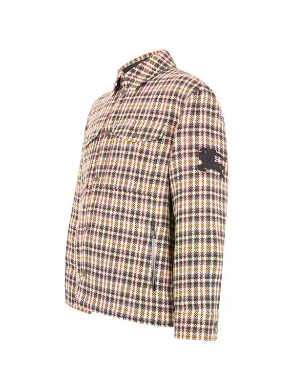 Burberry Check Wool Padded Overshirt