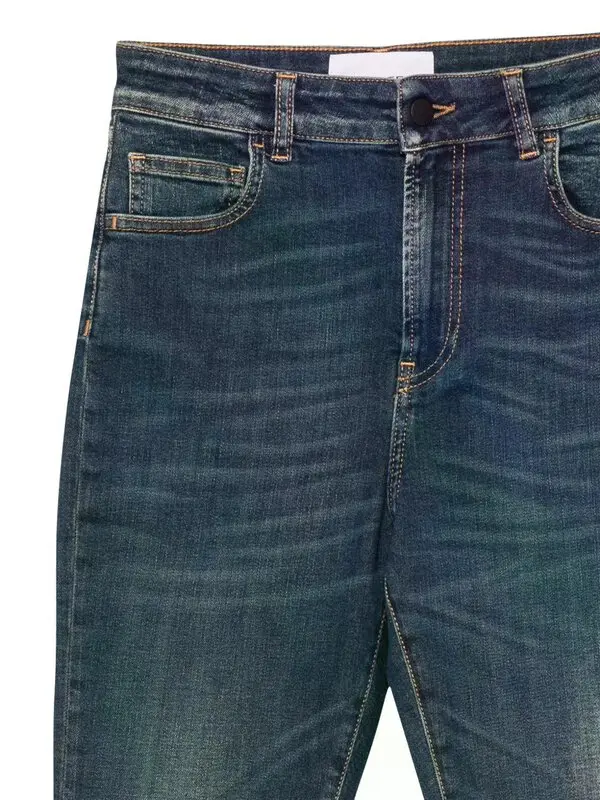 Liviana Conti Faded Whiskered Jeans