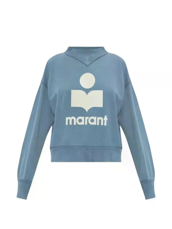 Isabel Marant Étoile Logo-print Sweatshirt - Blue