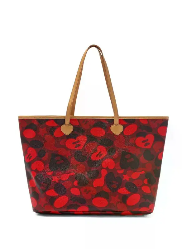 AAPE BY *A BATHING APE Heart-camo Tote Bag